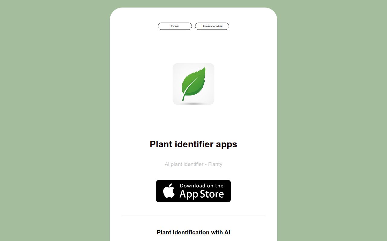 Plant identifier apps - Flanty